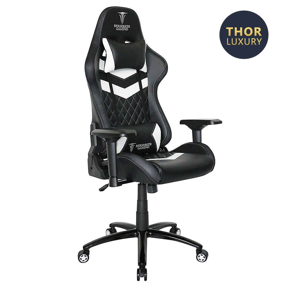 Chaise Gaming - Berserker Gaming Thor Luxury Black/White